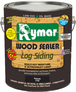 Log Siding - Rymar Wood Sealer